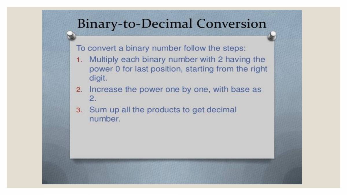 Binary No. System - PowerPoint Slides - LearnPick India