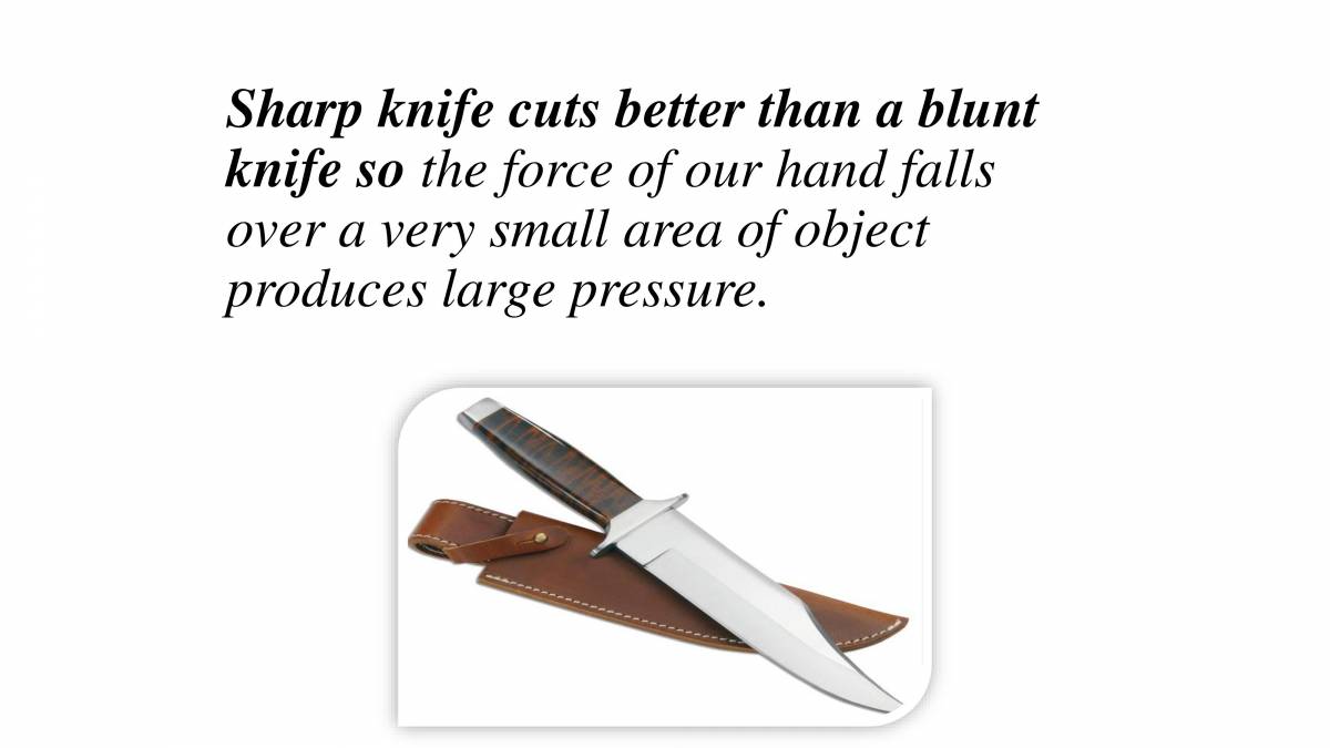 Force And Pressure - PowerPoint Slides - LearnPick India