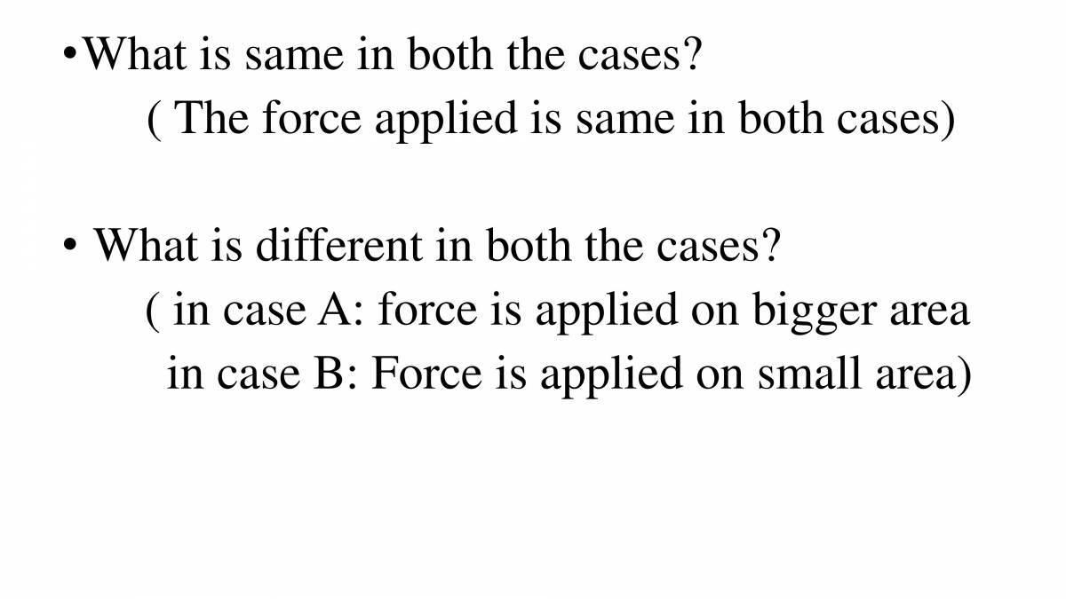 Force And Pressure - PowerPoint Slides - LearnPick India