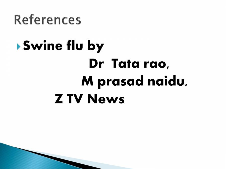 Swine Flue - PowerPoint Slides - LearnPick India