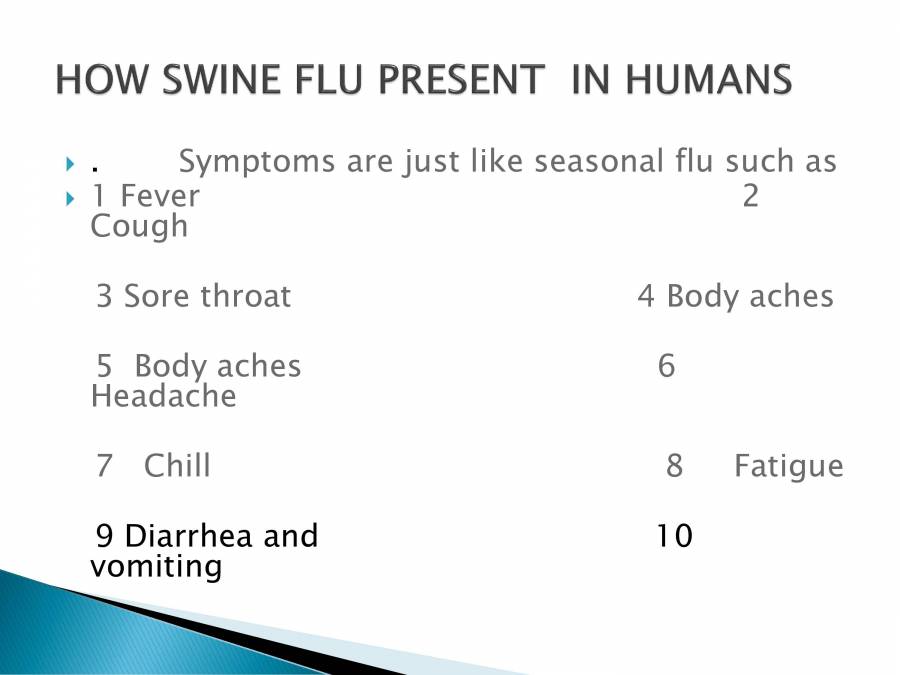 Swine Flue - PowerPoint Slides - LearnPick India