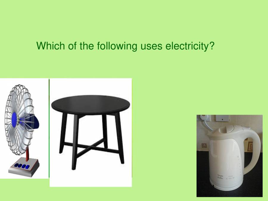 Electricity For Grade - 2 - PowerPoint Slides - LearnPick India