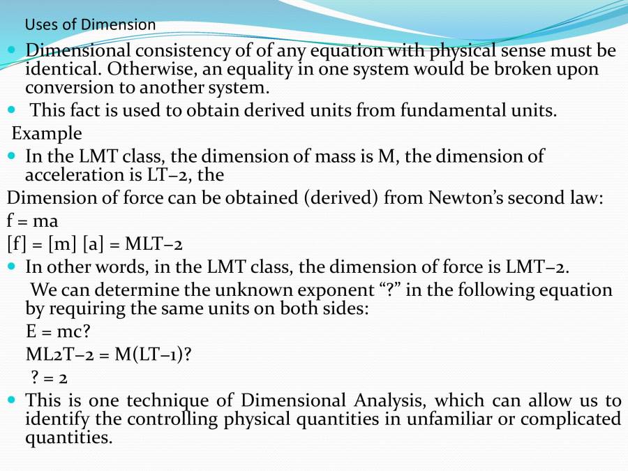 Unit And Dimension - PowerPoint Slides - LearnPick India