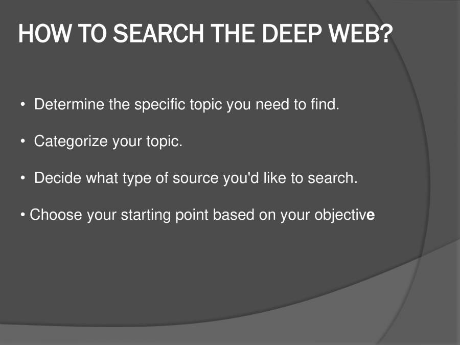 Deep Web Technology - PowerPoint Slides - LearnPick India
