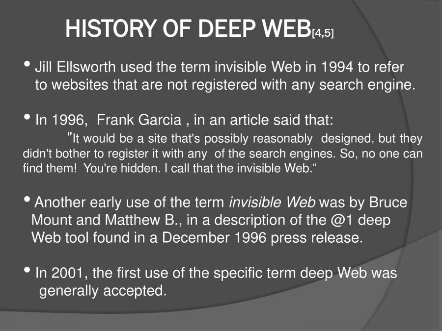 Deep Web Technology - PowerPoint Slides - LearnPick India