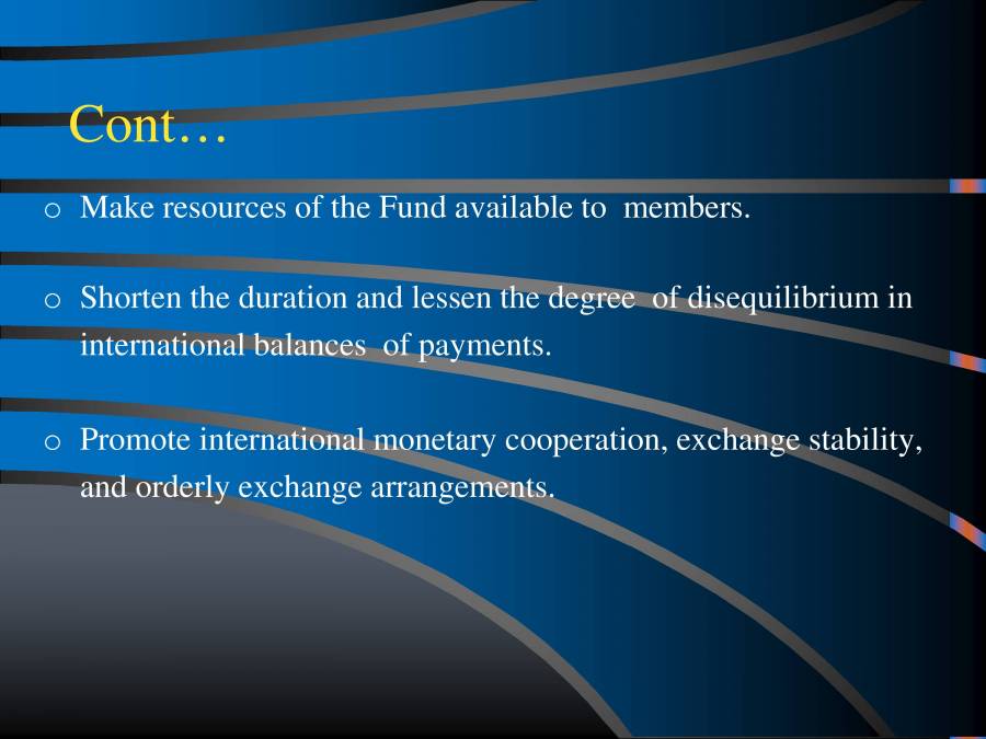 International Monetary Fund - PowerPoint Slides - LearnPick India