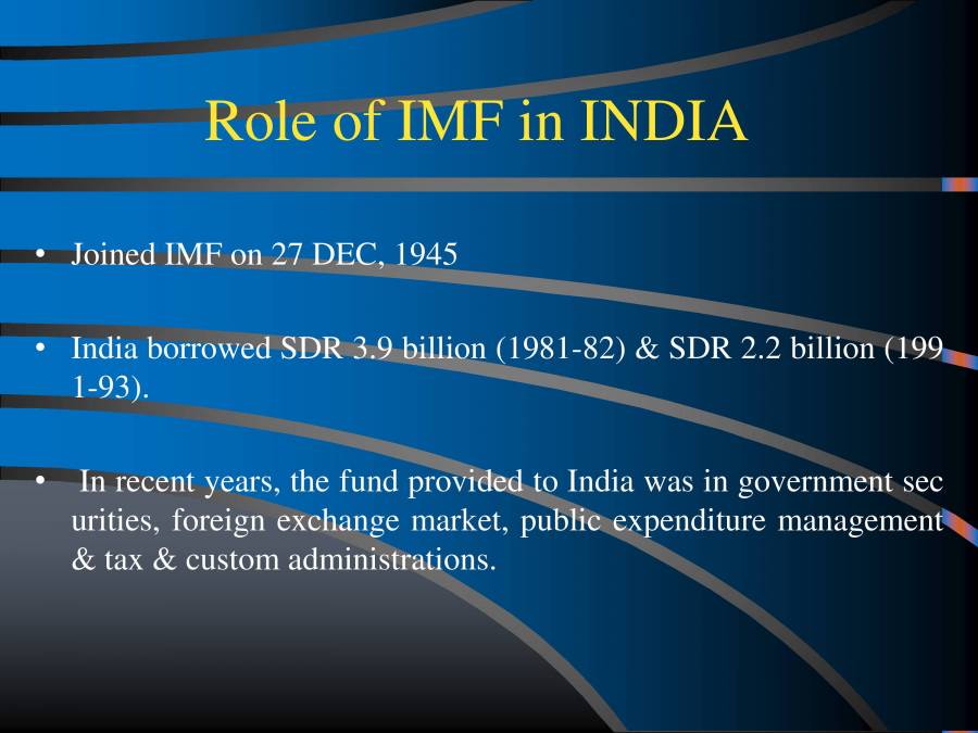 International Monetary Fund - PowerPoint Slides - LearnPick India