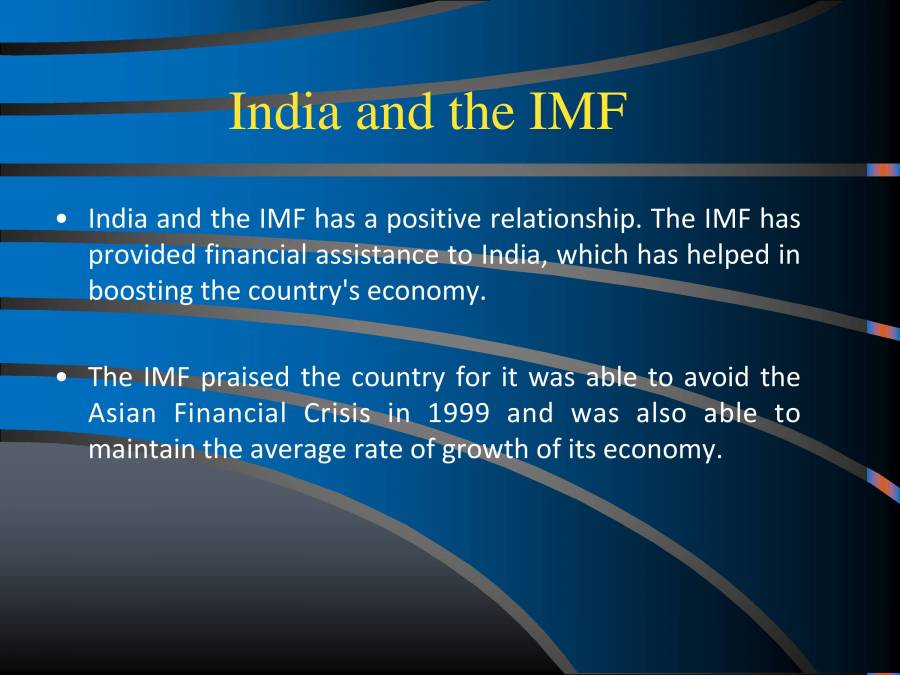 International Monetary Fund - PowerPoint Slides - LearnPick India