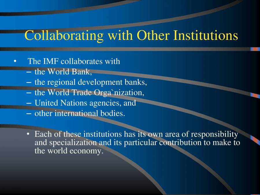 International Monetary Fund - PowerPoint Slides - LearnPick India