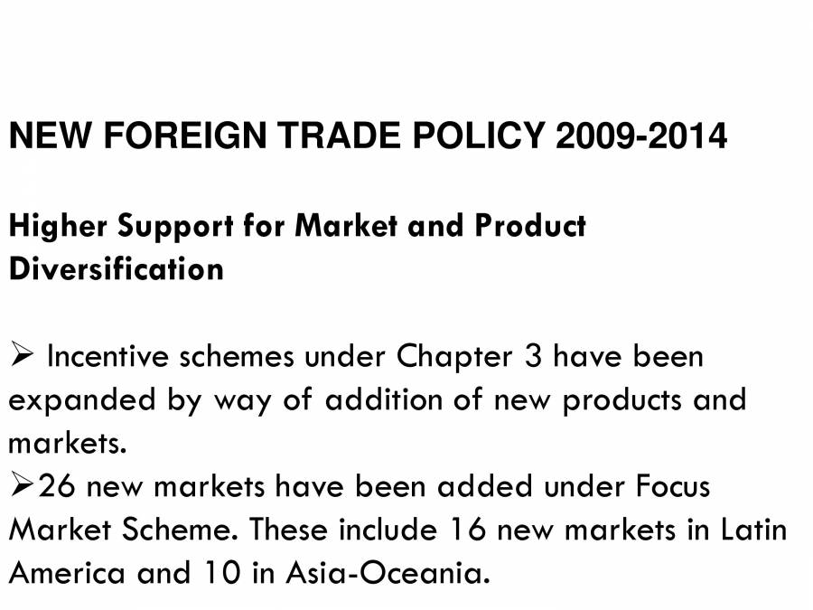 Foreign Trade Policy - PowerPoint Slides - LearnPick India