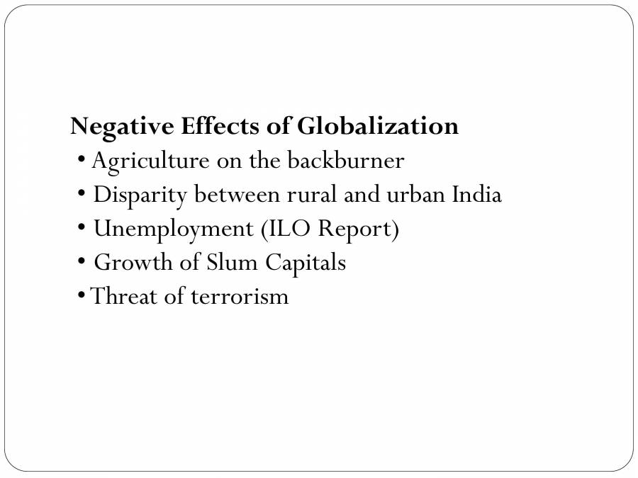 Impact Of Globalisation On Indian Industries - PowerPoint Slides ...