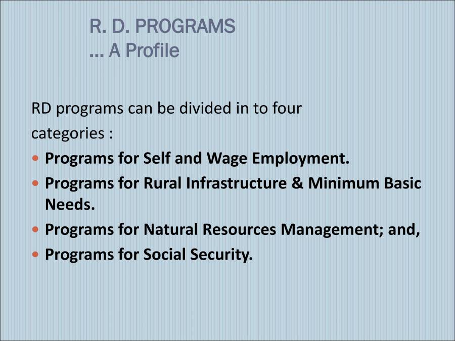 Rural Development - PowerPoint Slides - LearnPick India