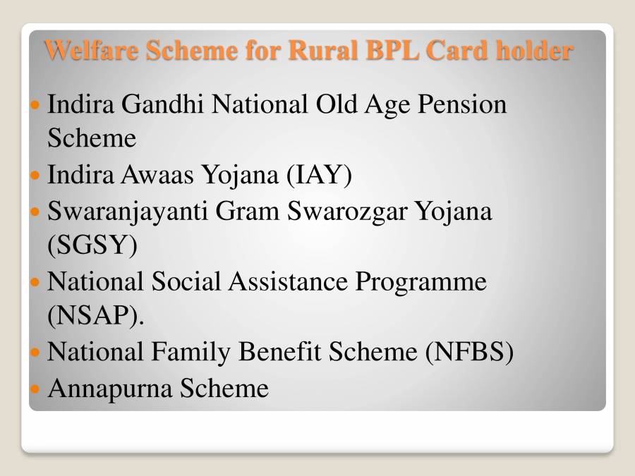 Below Poverty Line (BPL) - PowerPoint Slides - LearnPick India