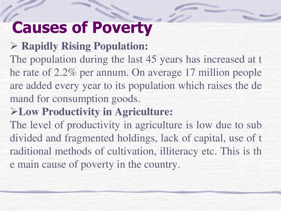 Poverty - PowerPoint Slides - LearnPick India