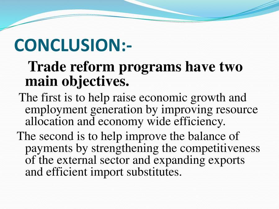 Major Trade Reforms - PowerPoint Slides - LearnPick India