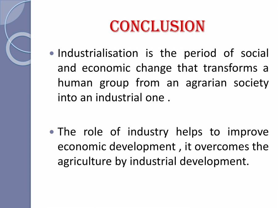 Role Of Industry In Economic Development - PowerPoint Slides ...