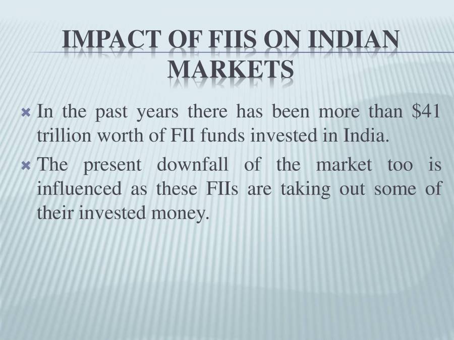 Foreign Institutional Investors - PowerPoint Slides - LearnPick India