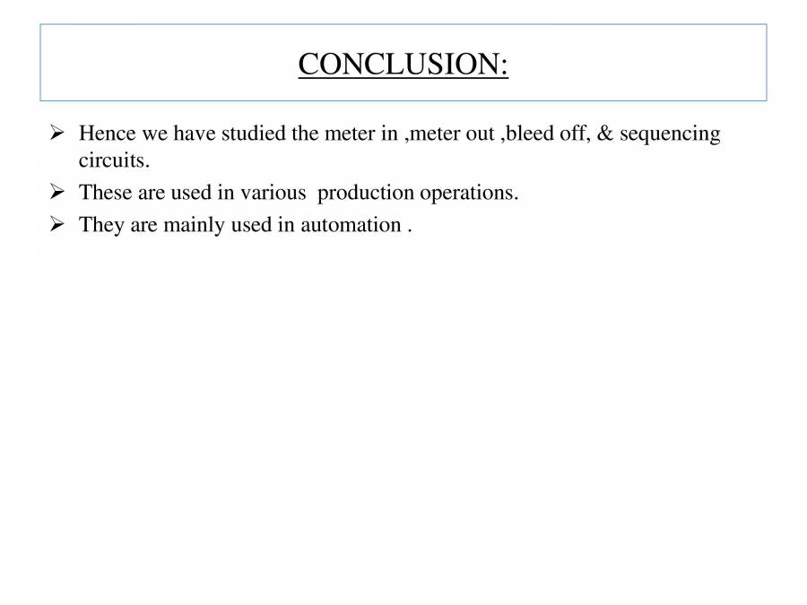 Meter In And Meter Out Pneumatics - PowerPoint Slides - LearnPick India