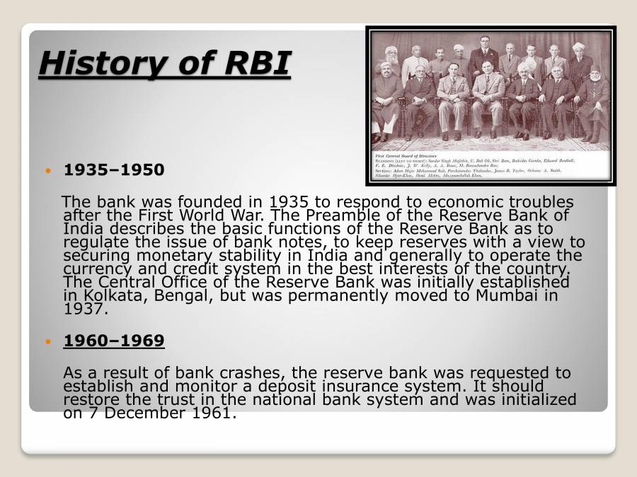 RBI & It's Monetary Policies - PowerPoint Slides - LearnPick India