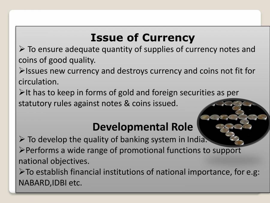 RBI & It's Monetary Policies - PowerPoint Slides - LearnPick India