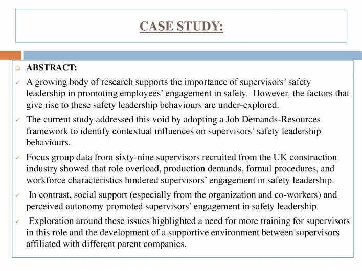 Safety Management And Techniques - PowerPoint Slides - LearnPick India