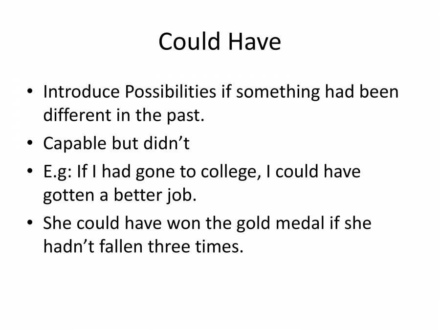 Modal Verbs - Should Vs Could Vs Would - PowerPoint Slides - LearnPick ...
