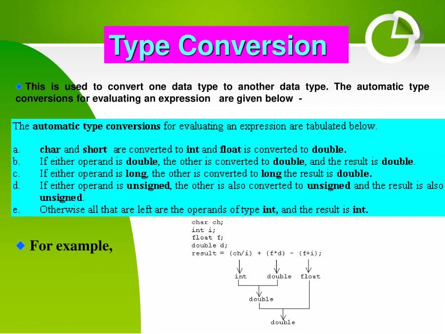Operators In C - PowerPoint Slides - LearnPick India