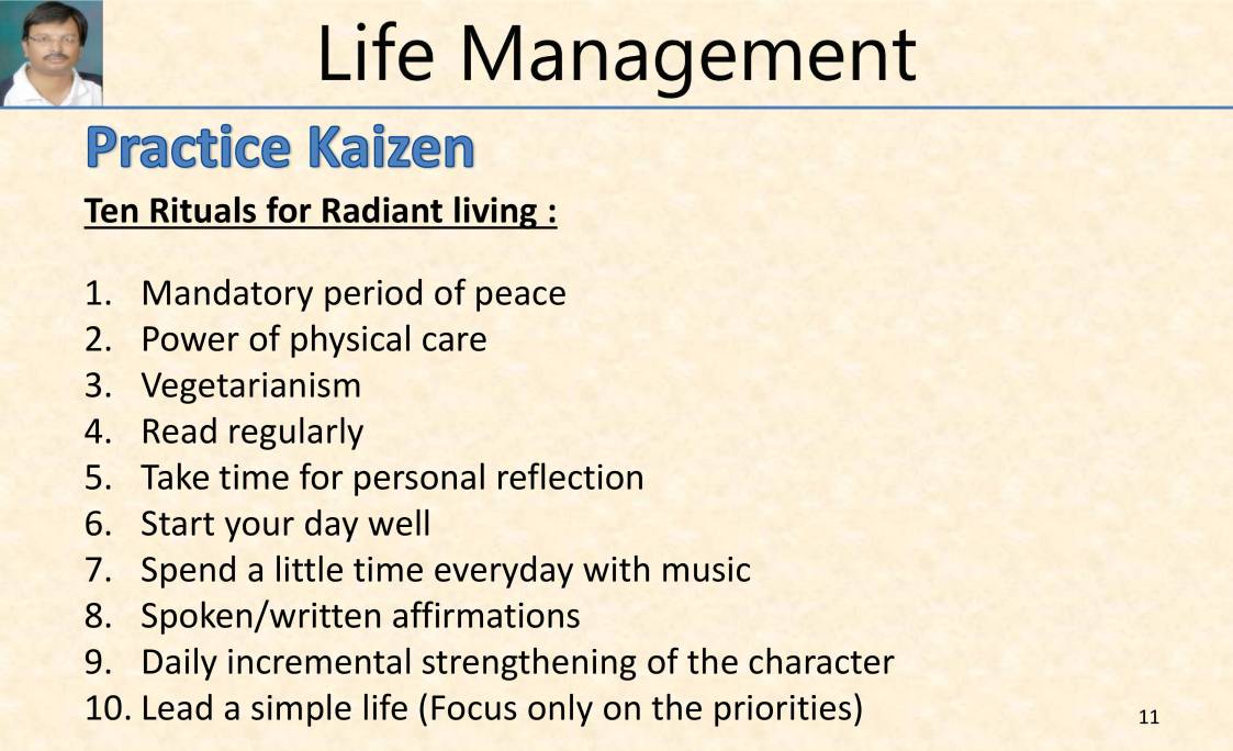 Life Management - PowerPoint Slides - LearnPick India