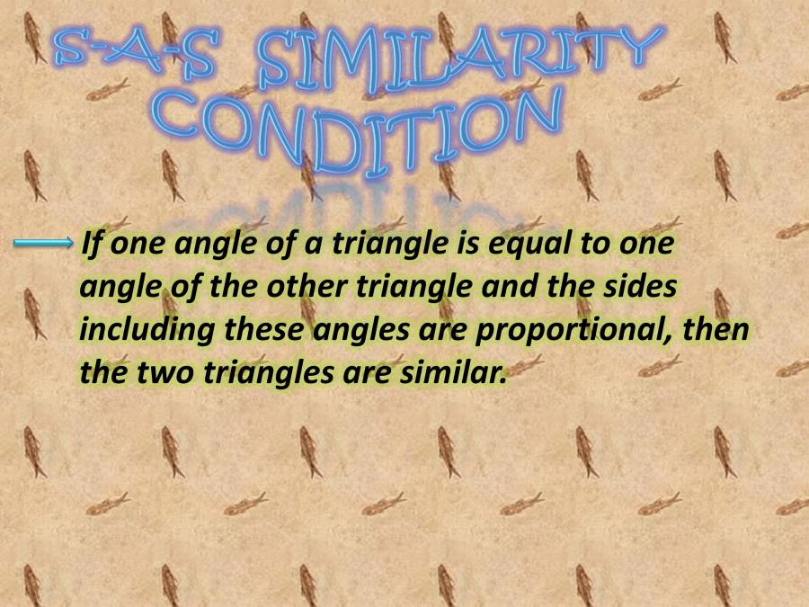 Similarity Conditions Of Triangles - PowerPoint Slides - LearnPick India