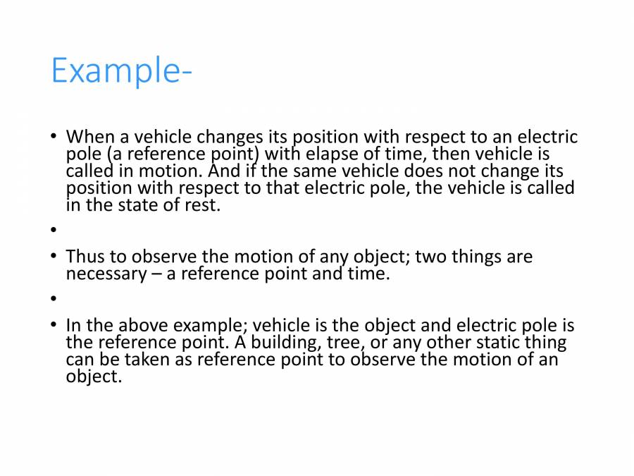 Motion - PowerPoint Slides - LearnPick India
