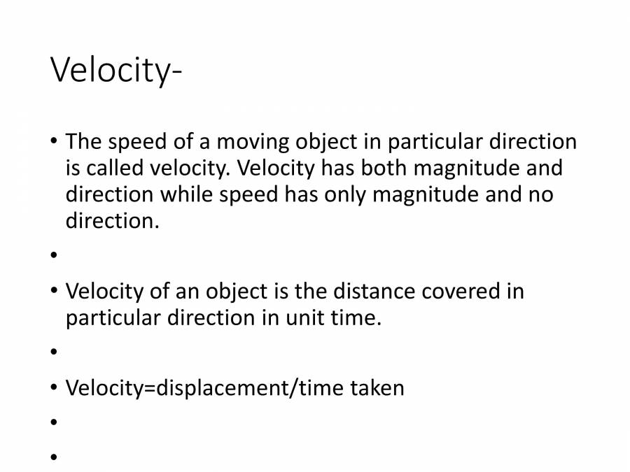 Motion Part 2 - PowerPoint Slides - LearnPick India