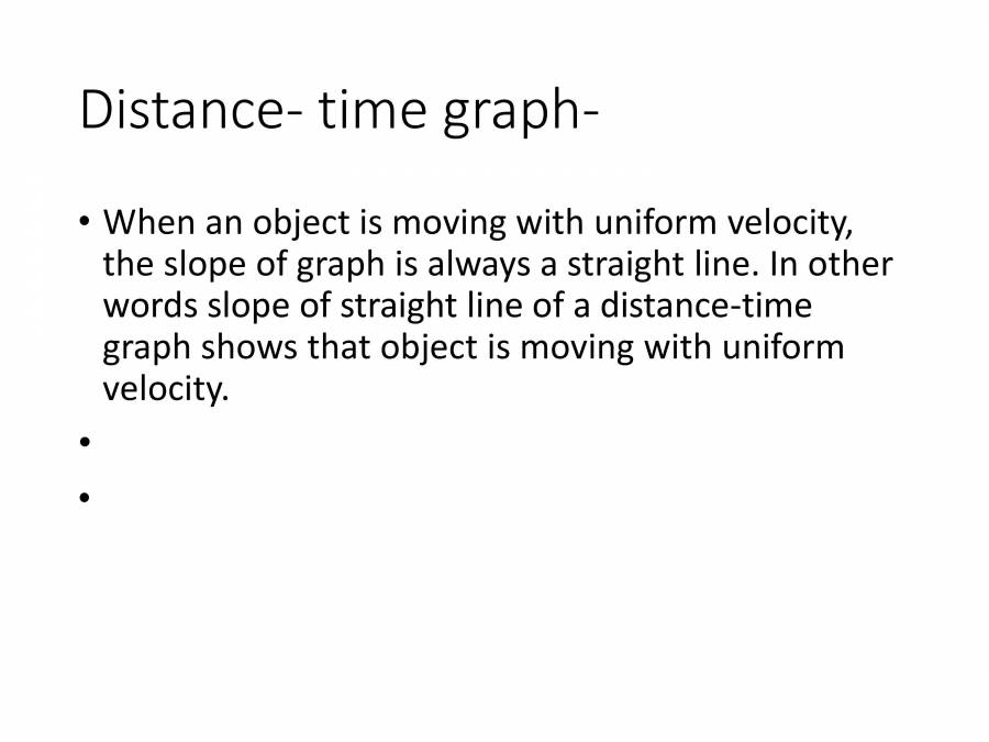Motion - Graphical Representations - PowerPoint Slides - LearnPick India