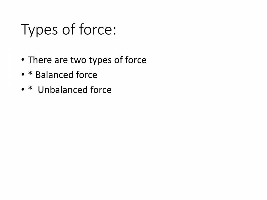 Force And Laws Of Motion - PowerPoint Slides - LearnPick India