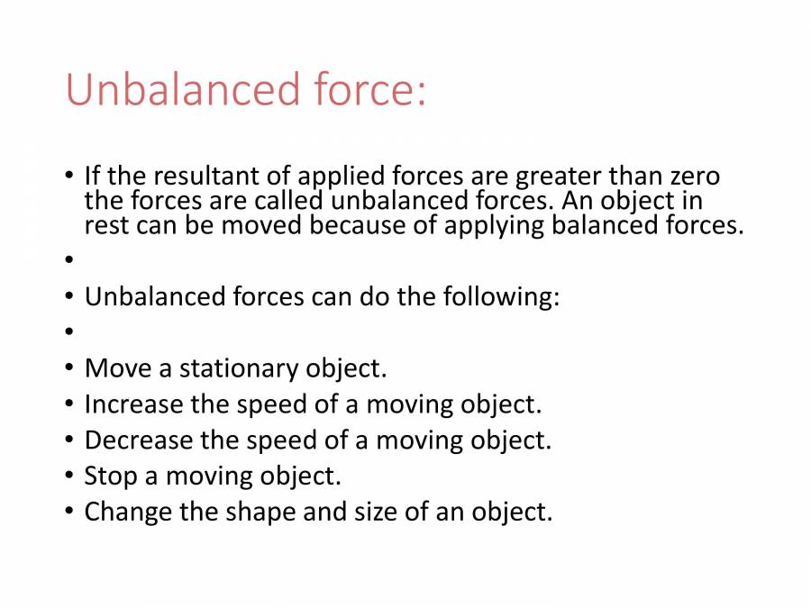 Force And Laws Of Motion - PowerPoint Slides - LearnPick India