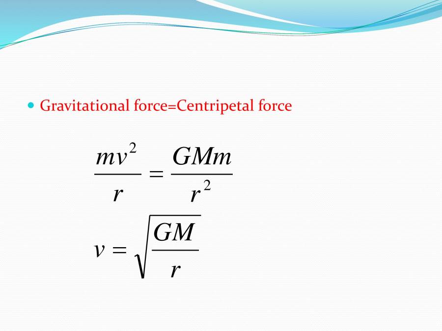 Satellites, Orbital Velocity - PowerPoint Slides - LearnPick India