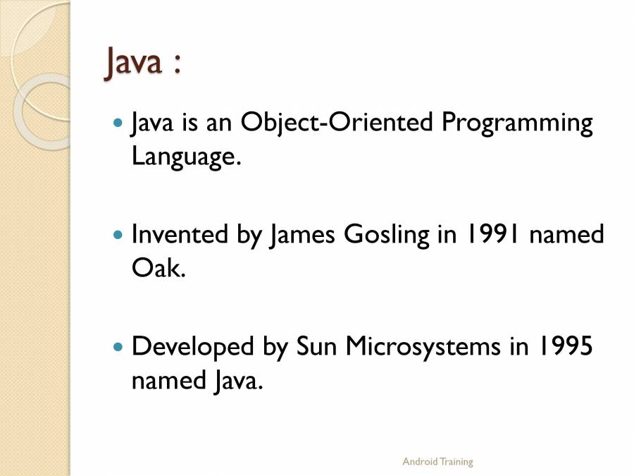 Android Introduction - PowerPoint Slides - LearnPick India