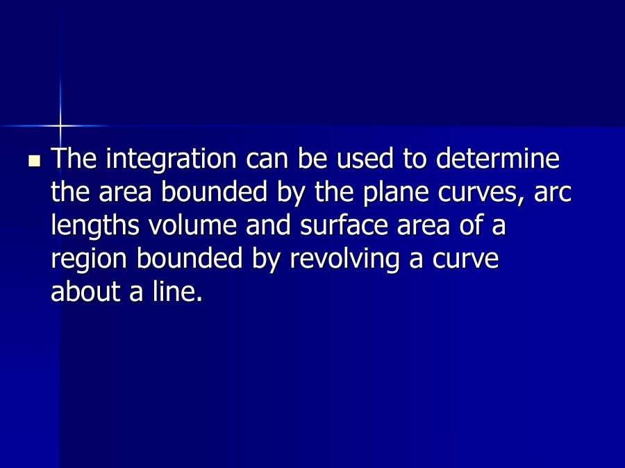 Application Of Integration - PowerPoint Slides - LearnPick India