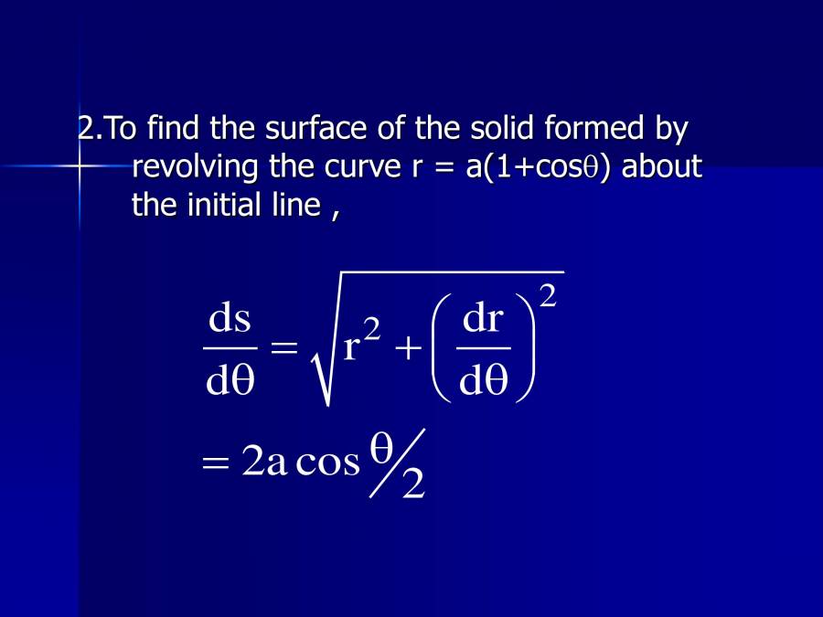 Application Of Integration - PowerPoint Slides - LearnPick India