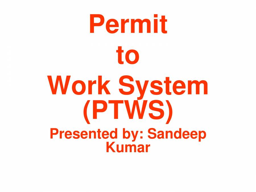 PTW System - PowerPoint Slides - LearnPick India