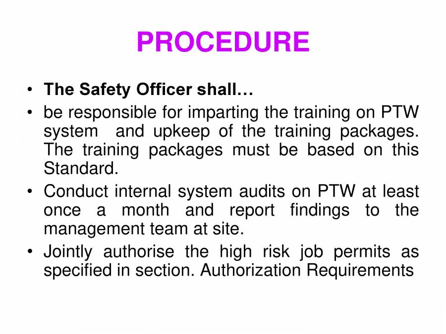 PTW System - PowerPoint Slides - LearnPick India