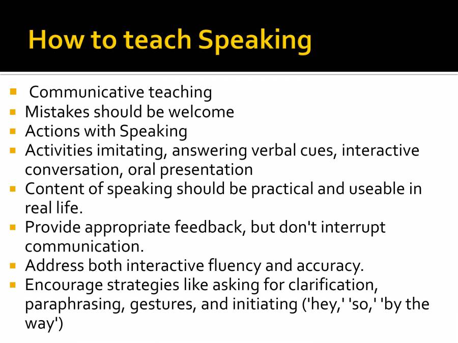 Four Language Skills - PowerPoint Slides - LearnPick India