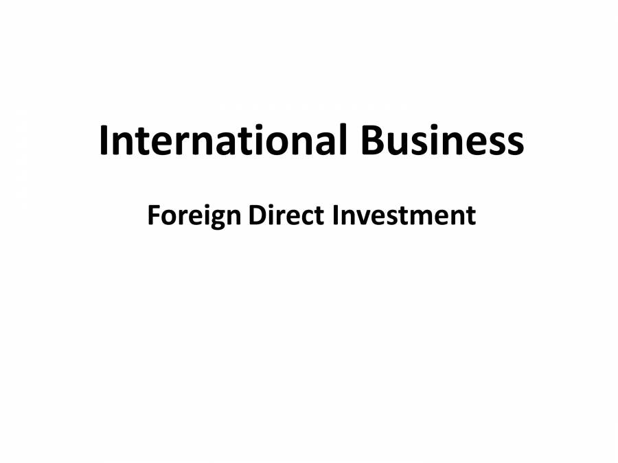 International Business - PowerPoint Slides - LearnPick India