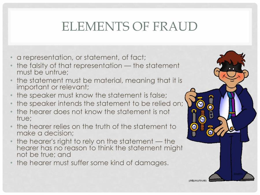 Fraud - PowerPoint Slides - LearnPick India