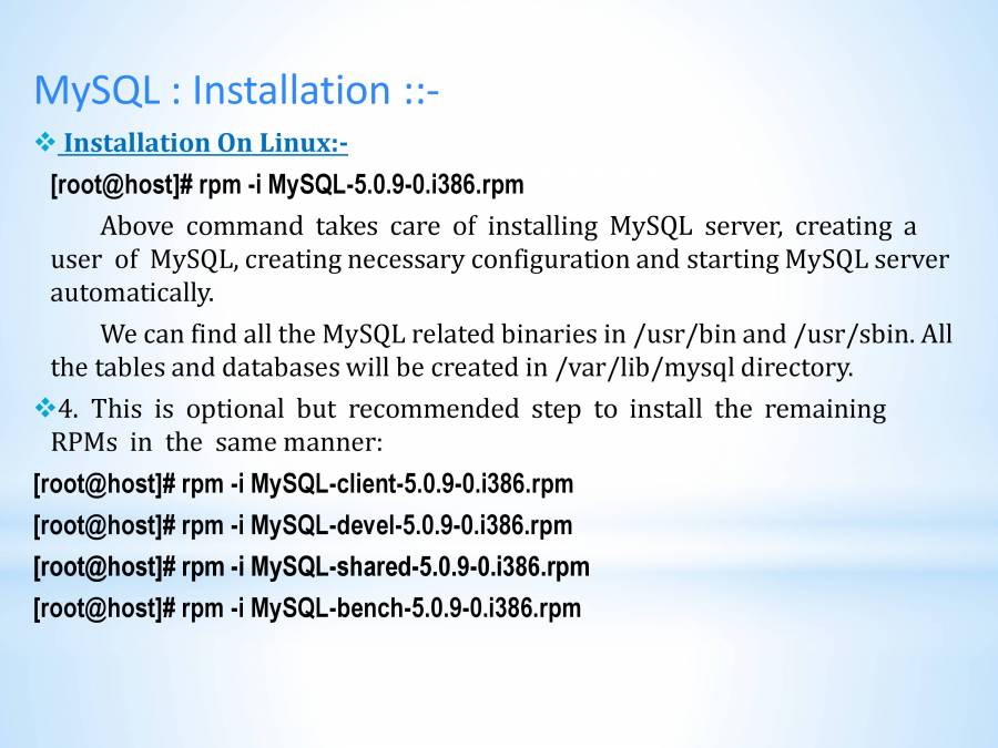 MySQL Database Administration - A Beginner's Guide - PowerPoint Slides - LearnPick India