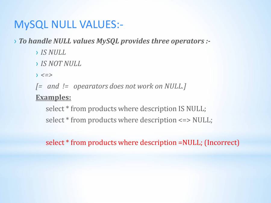 MySQL Database Administration - A Beginner's Guide - PowerPoint Slides - LearnPick India