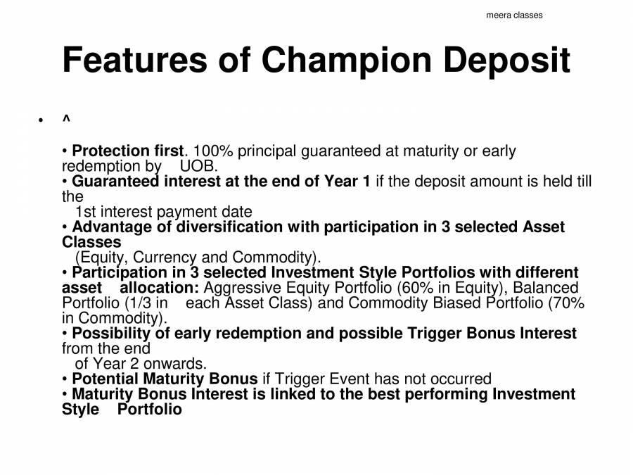 Structured Deposit - PowerPoint Slides - LearnPick India