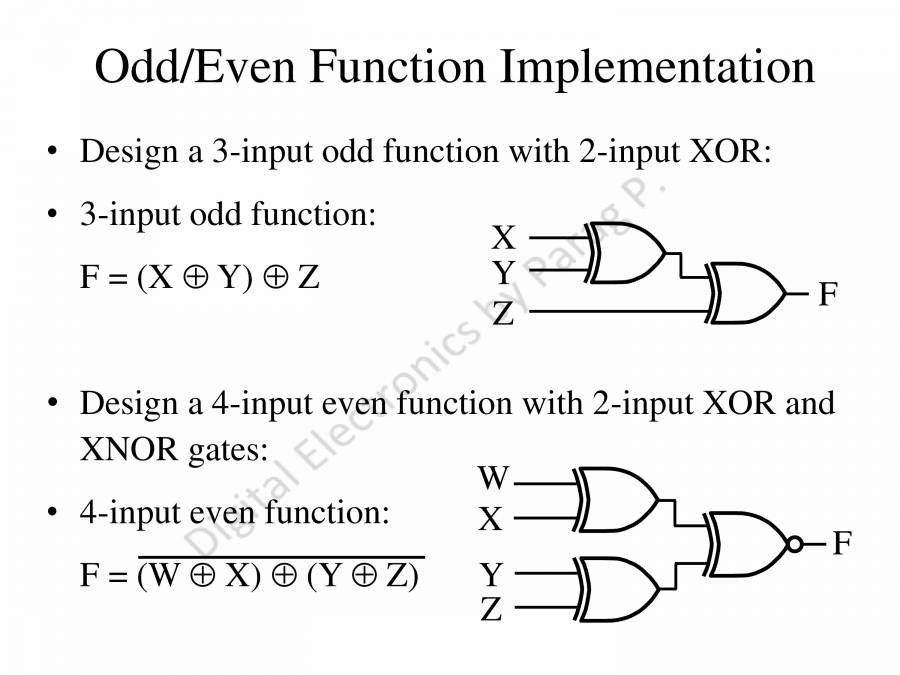 Digital Electronics Nand NOR Equivalents And Xor Implementations - PowerPoint Slides - LearnPick ...