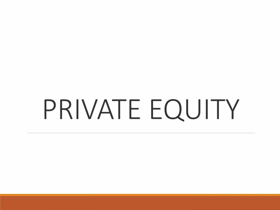 Private Equity - PowerPoint Slides - LearnPick India