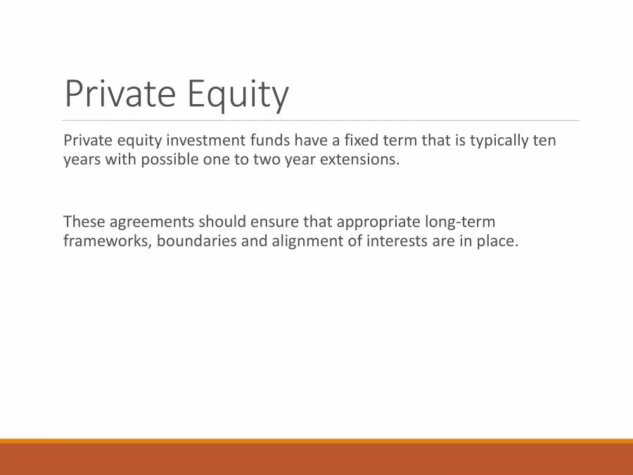 Private Equity - PowerPoint Slides - LearnPick India