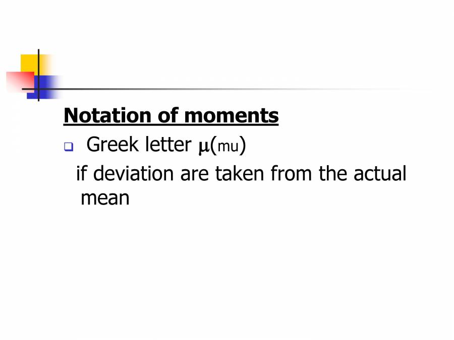 Moment - PowerPoint Slides - LearnPick India